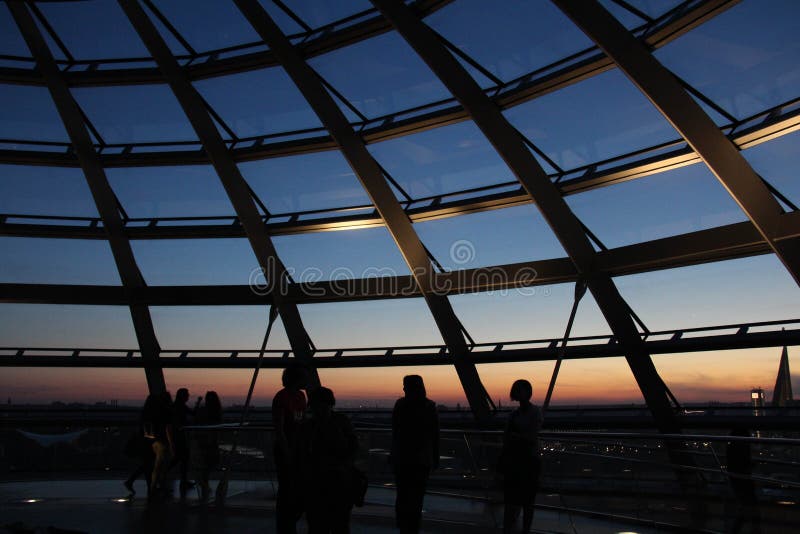 Sunset from the Rooftop of the Building Editorial Image - Image of ...