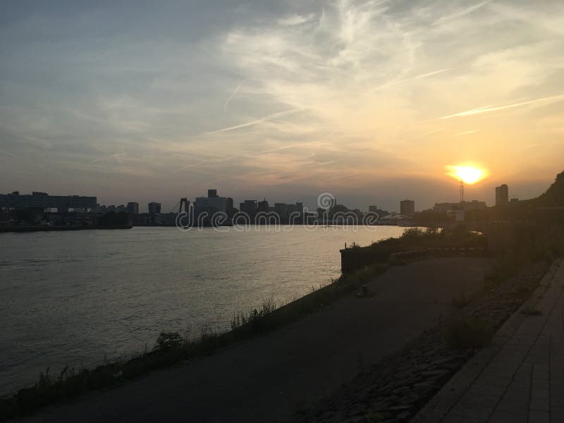 Sunset stock photo. Image of kijkduin, scenery, afterglow - 97804714