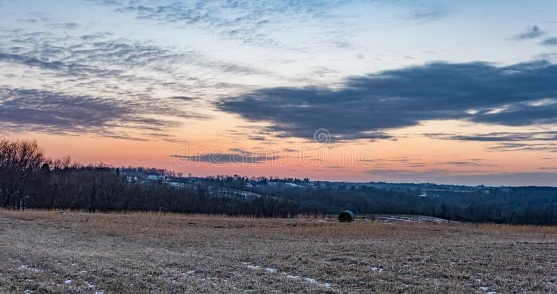 Sunset in Rural Appalachia - Country Background Stock Image - Image of ...