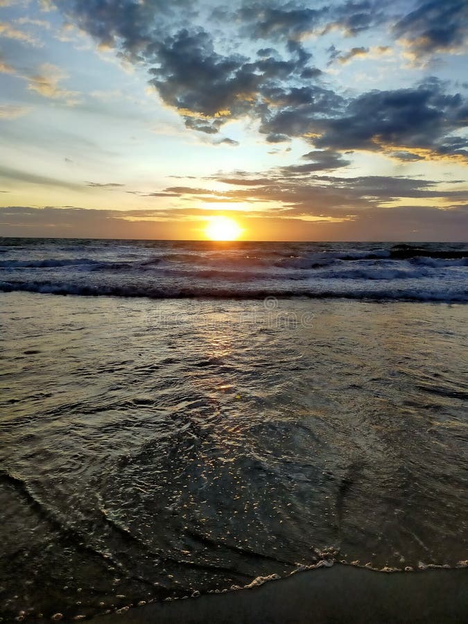 Sunset Sambolo Beach Anyer Indonesia Stock Photo - Image of indonesia2 ...