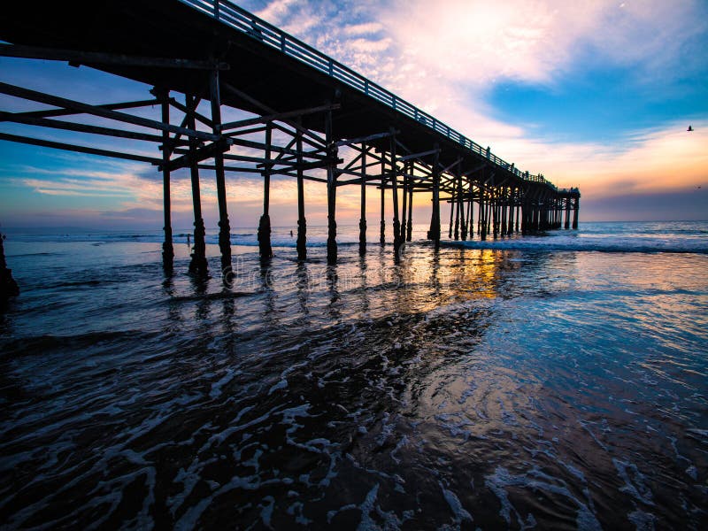 Sunset in San Diego, CA stock image. Image of pacific - 231477967