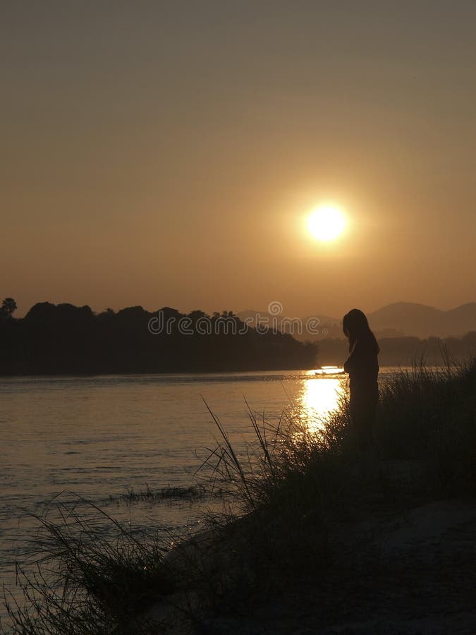 Sunset at the sand bar stock image. Image of landscape - 70055503