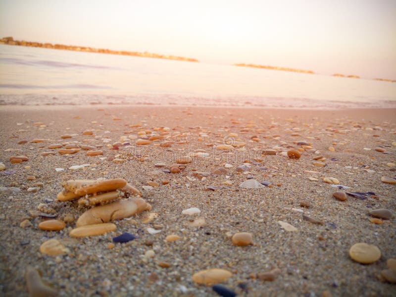 Sand, sea and tones stock photo. Image of water, panorama - 100797232