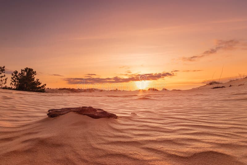Sunset sand dunes stock photo. Image of outdoor, extreme - 172357842