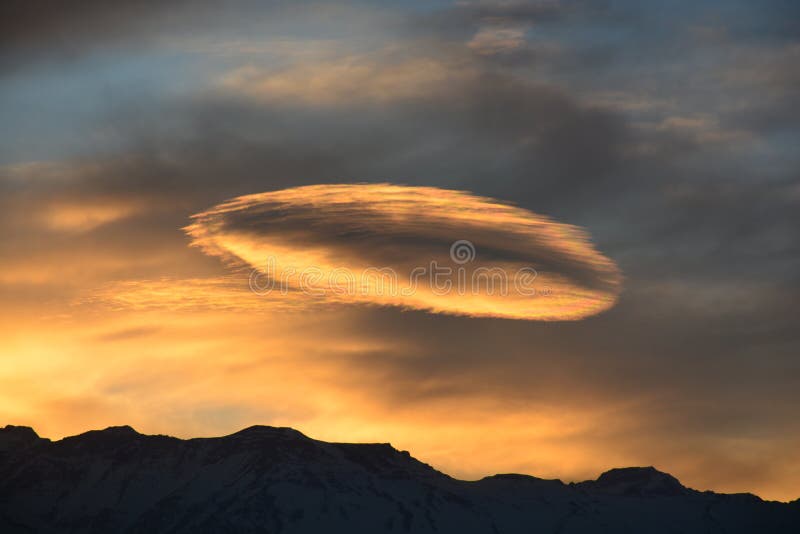 Sunset in Santiago Chile stock image. Image of landmark - 74055485