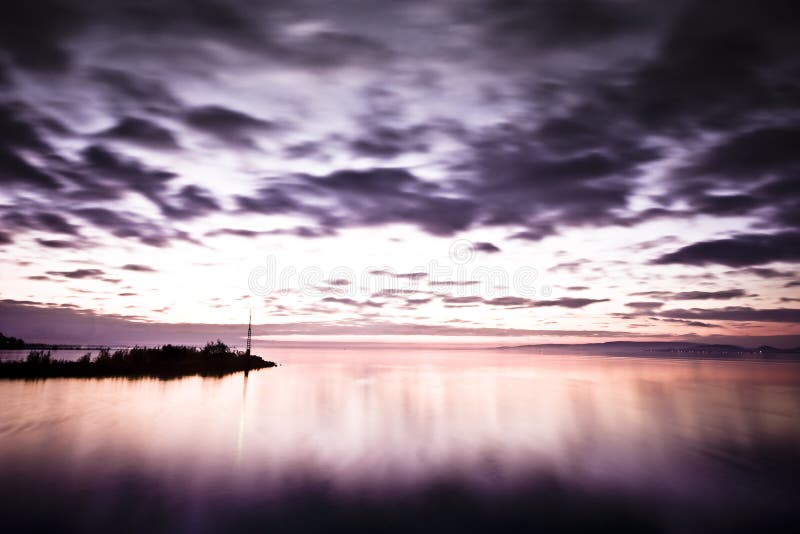 Sunset scene stock photo. Image of tranquility, travel - 10241786