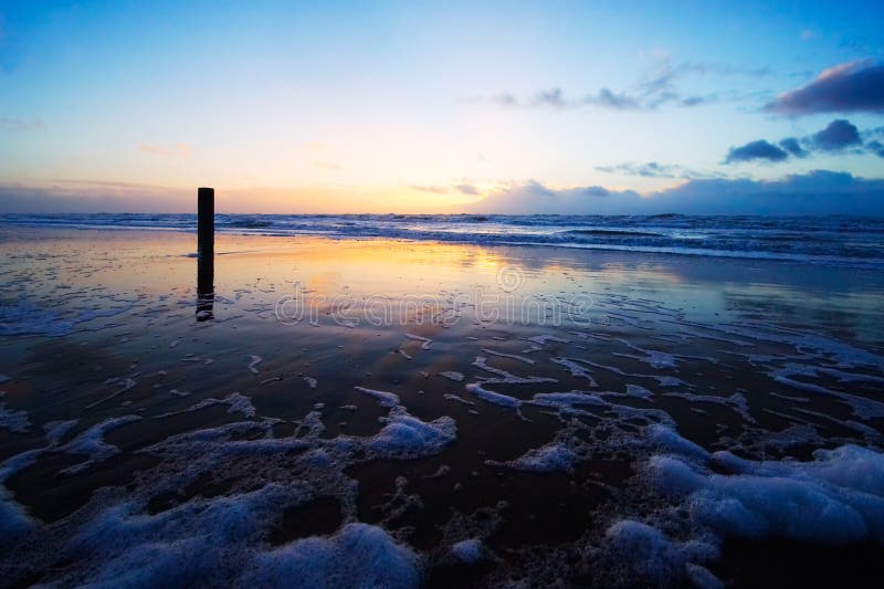 Sunset scenery stock photo. Image of water, color, blue - 821154