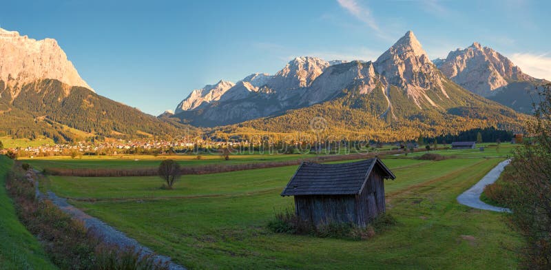 Sunset Scenery Mieminger Alps, Austria Stock Photo - Image of alps ...