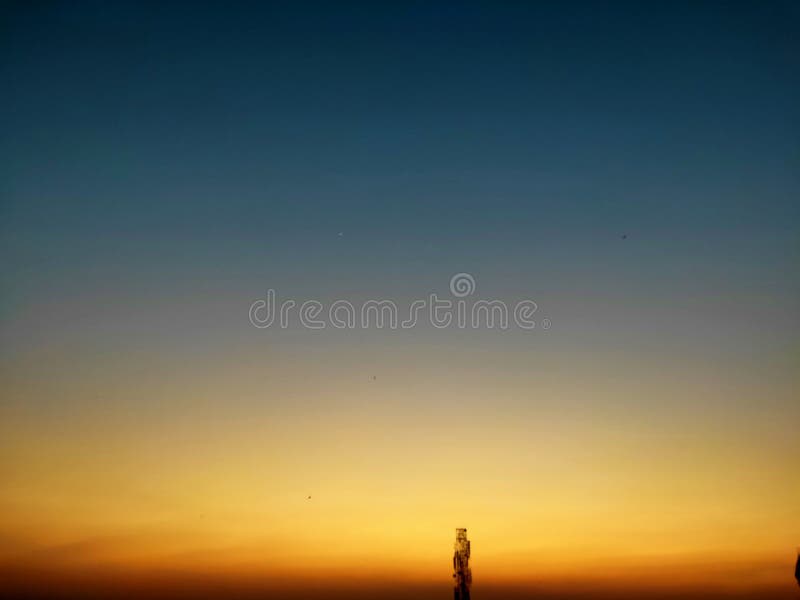 Sunset Scenes with Dawn Dusk Stock Photo - Image of beauty, gorgeous ...