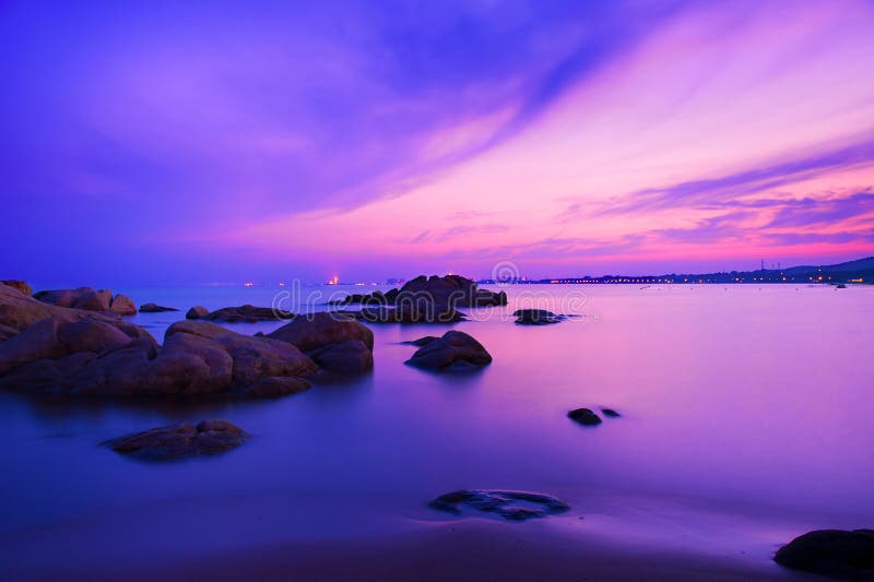 Mirror Sea stock image. Image of mirror, horizon, sunrise - 4182065