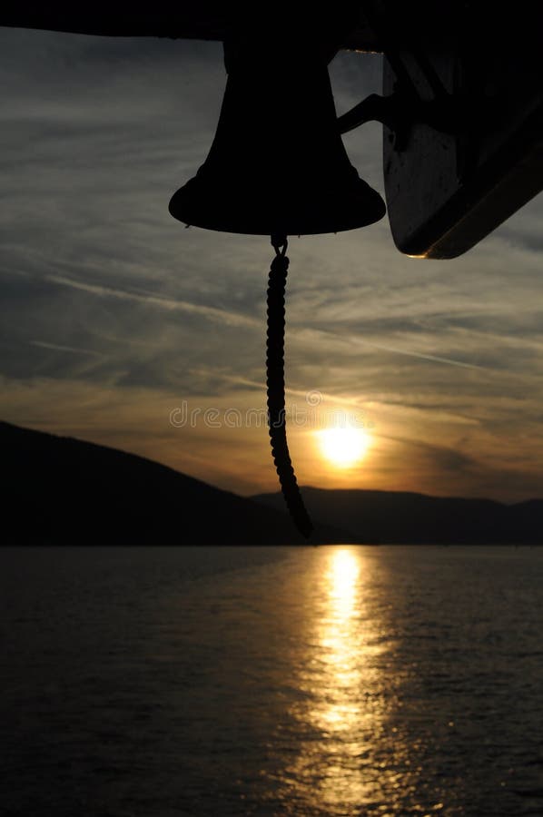 The bell and sunset stock image. Image of light, bell - 272159995