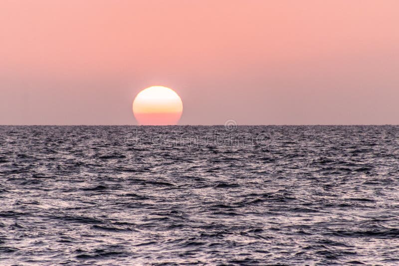Sunset at the Sea in Jeddah, Saudi Arab Stock Photo - Image of sunshine ...