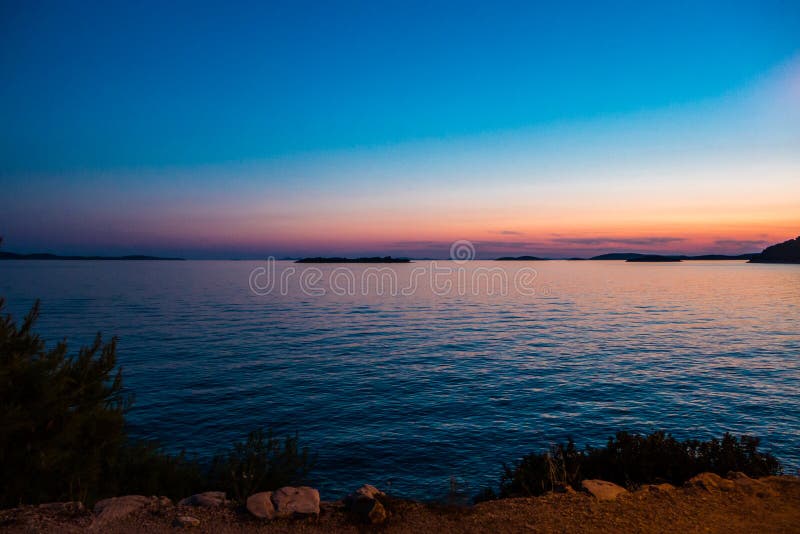 Sunset stock image. Image of town, architecture, europe - 49628453