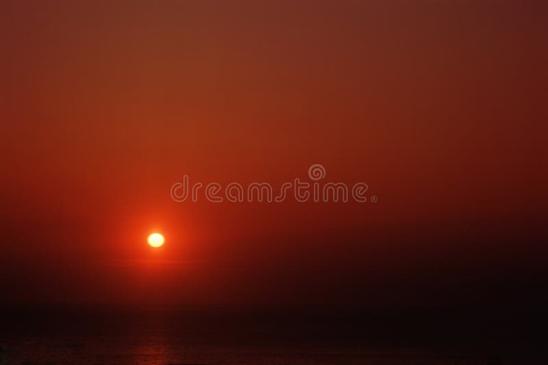 Sunset at the Sea - Stock Image Stock Photo - Image of scenics ...