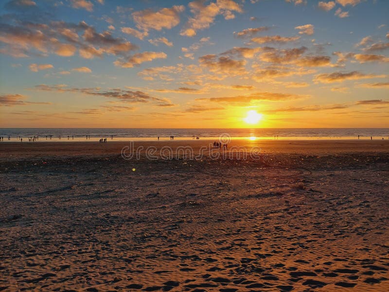 Sunset in karachi stock photo. Image of orange, afterglow - 238797966