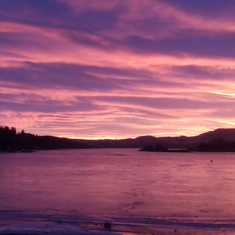 Sunset and seaview stock photo. Image of dawn, cloud - 219888924