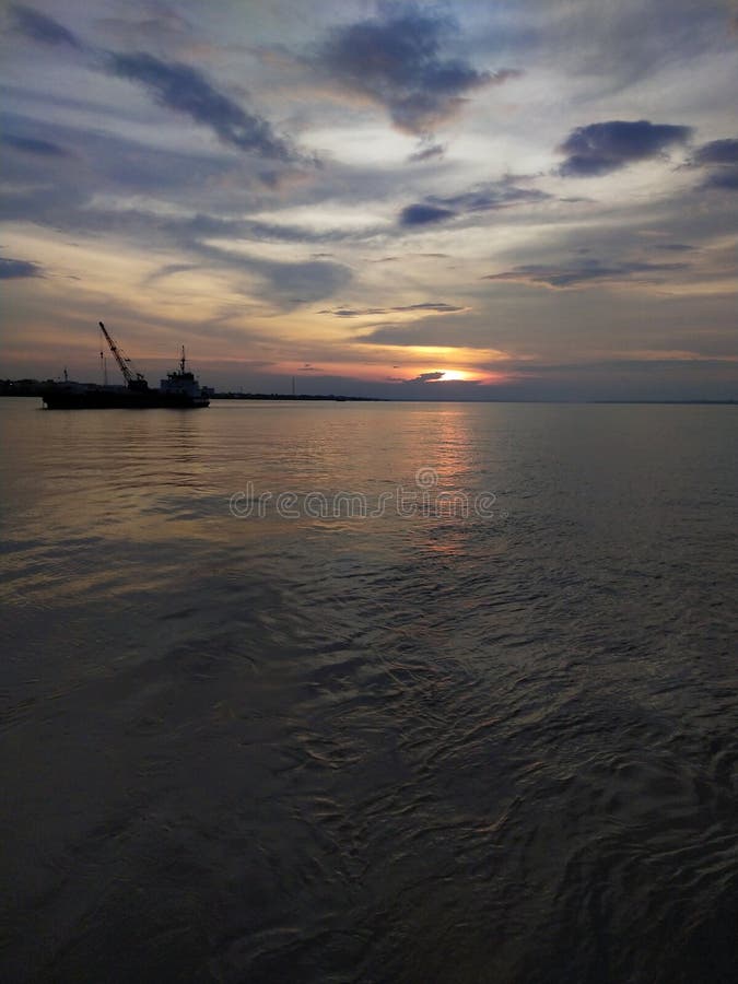 Sunset selat panjang stock photo. Image of white, panjang - 266565324