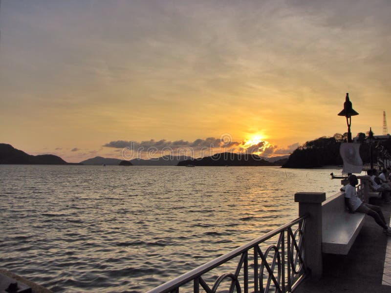 Sunset and the shadow editorial image. Image of blues - 48725230