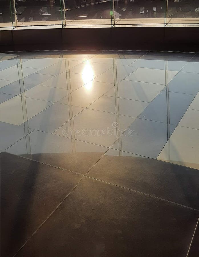 Sunset Shadows on the Floor Stock Photo - Image of wall, wood: 261797072