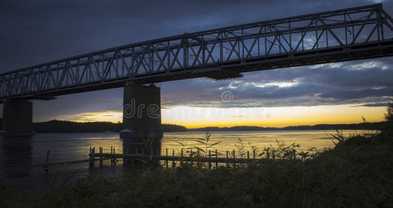 Sunset stock image. Image of danish, evening, sunlight - 79102697