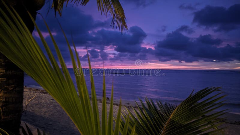 Sunset of Silent North Beach Stock Image - Image of java, north: 263154463
