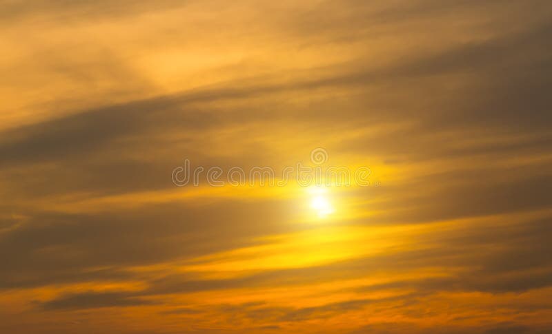 Sunset sky background Mist stock photo. Image of morning - 145981452