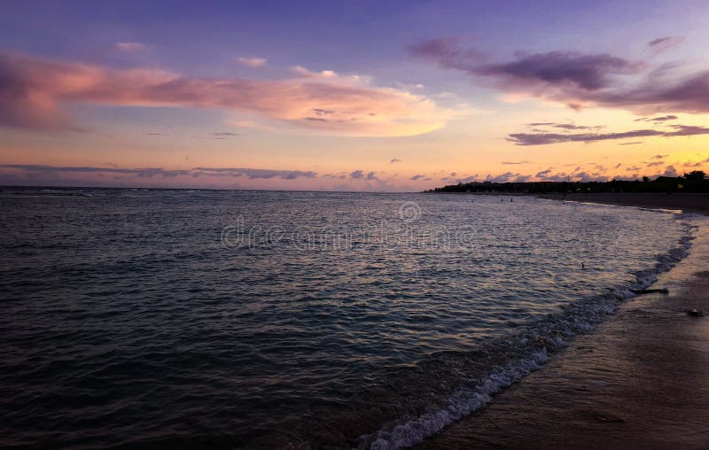 Sunset Sky on Bali Island, Indonesia. Stock Image - Image of france ...