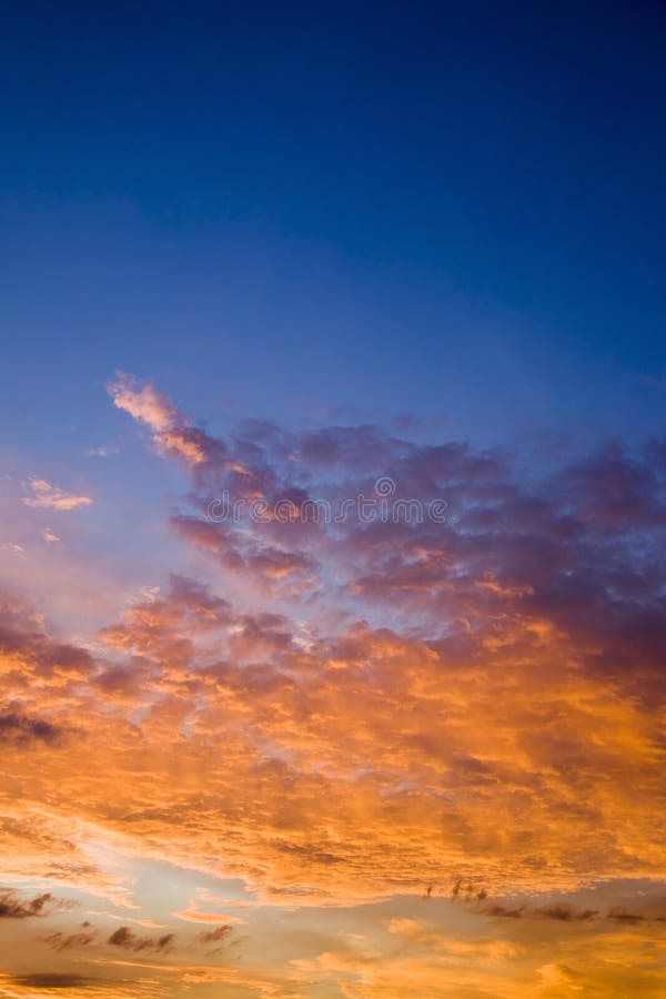 Sunset sky stock image. Image of sunrise, view, dusk - 223358797