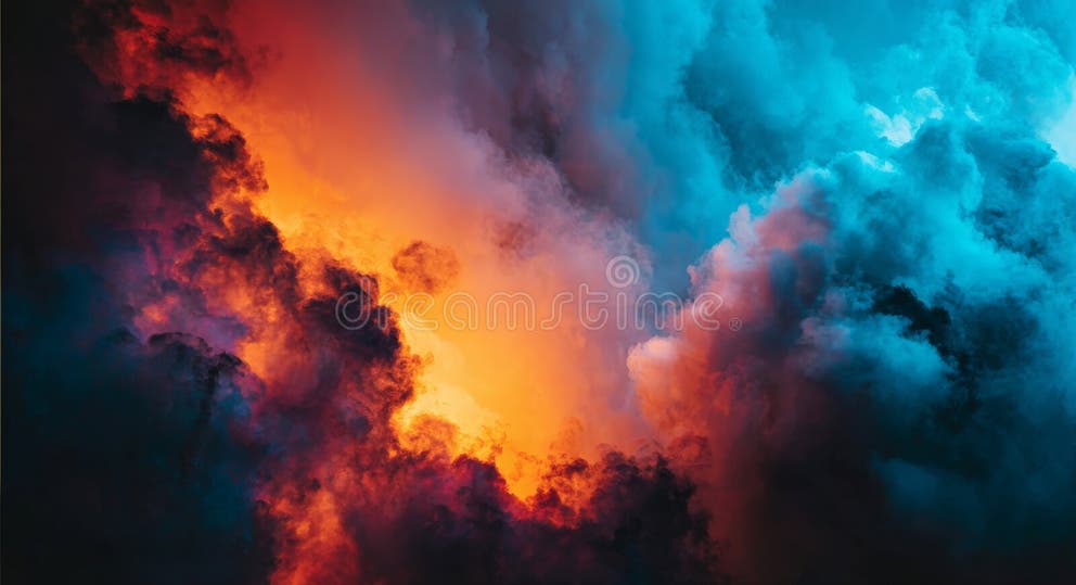 Sunset, Sky, Clouds are All Part of the Dramatic Sunset Sky with Orange ...