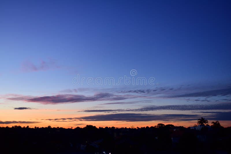 Sunset sky clouds stock image. Image of heaven, majestic - 96006627