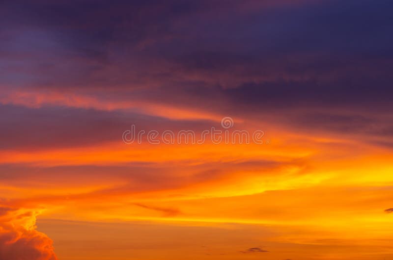 Sunset sky stock image. Image of dawn, amazing, heaven - 134001887