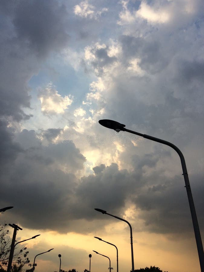 Sunset sky stock image. Image of raining, sunrise, sunset - 89760155