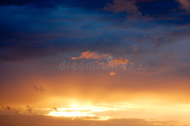 Sunset sky colors stock image. Image of skyline, atmosphere - 35490281