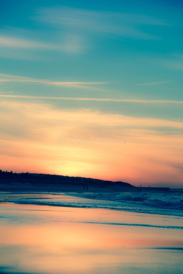 Sunset Sky Colours - Blue, Yellow, Orange, Purple, Red, Maroon Stock ...