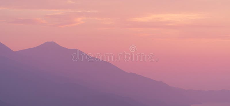 Sunset Sky Landscape, Beautiful Sunset Tranquil Scene Stock Image ...