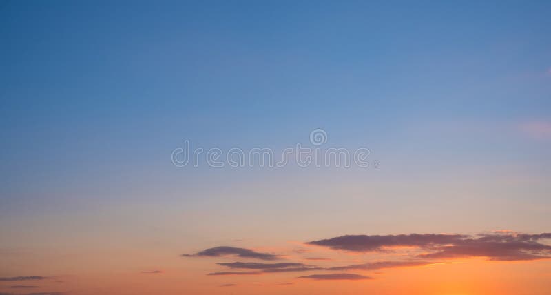 Sunset Sky Panorama - Scenic Sunset Sky Stock Photo - Image of pink ...