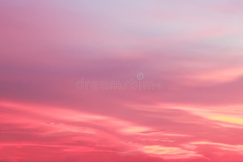 Sunset Sky, Pastel Color for Summer Background Stock Image - Image of ...