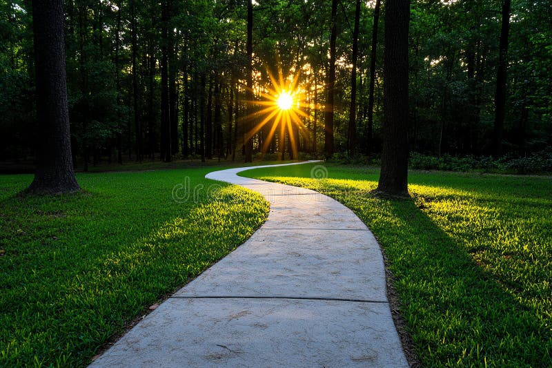 Sunset Sky and Soft Light is Captured in a Minimalist Design Focusing ...