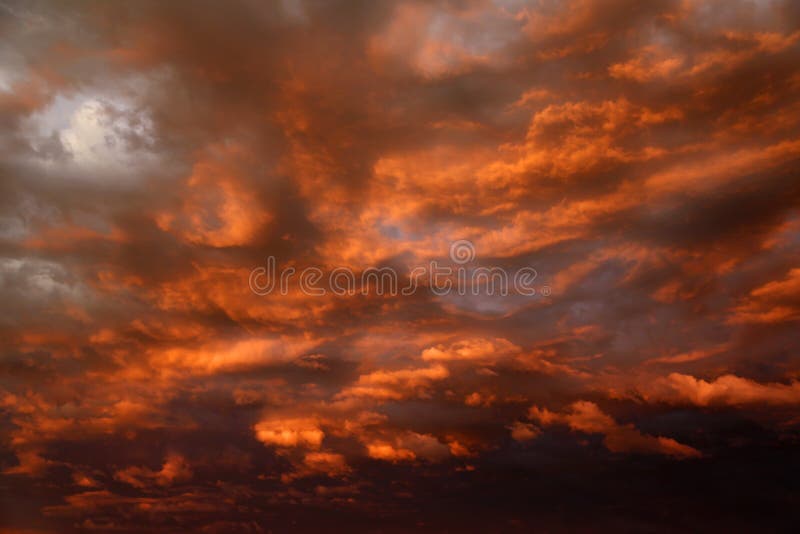 Fire clouds stock photo. Image of beautiful, grey, dramatic - 226780576
