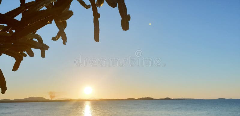 Sunset at Slade Point stock photo. Image of reflection - 196724460