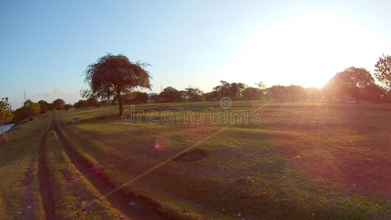 Sunset on the Small Savanna in Northern Bali Stock Image - Image of ...