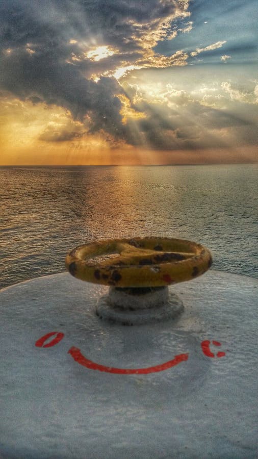 Sunset smile stock image. Image of nonhuman, ocean, humane - 87442067