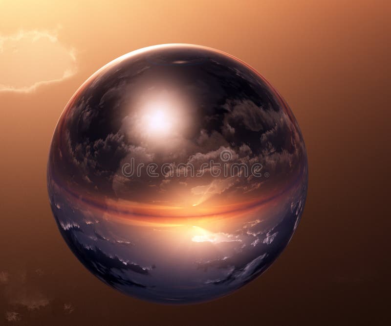 Ray of Hope Sphere stock illustration. Illustration of layout - 1347529