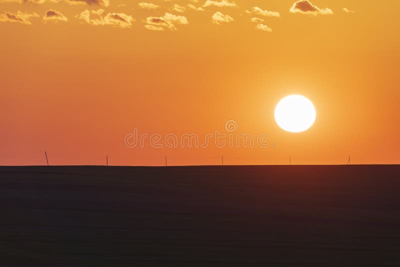 Close up sun at sunset day stock image. Image of nature - 215579817