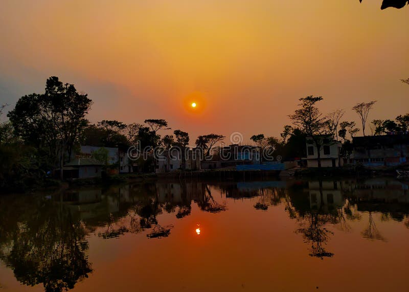 Sunset is Still My Favorite Color, and Rainbow is Second. Stock Photo ...