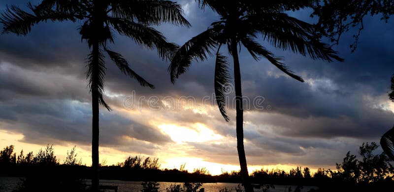 Sunset before the Storm stock image. Image of large - 146149261