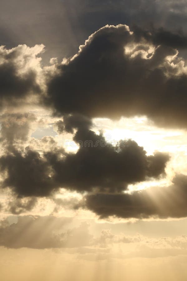 Sunset after Storm. Storm on the Sea after a Rain. HDR Image Stock ...