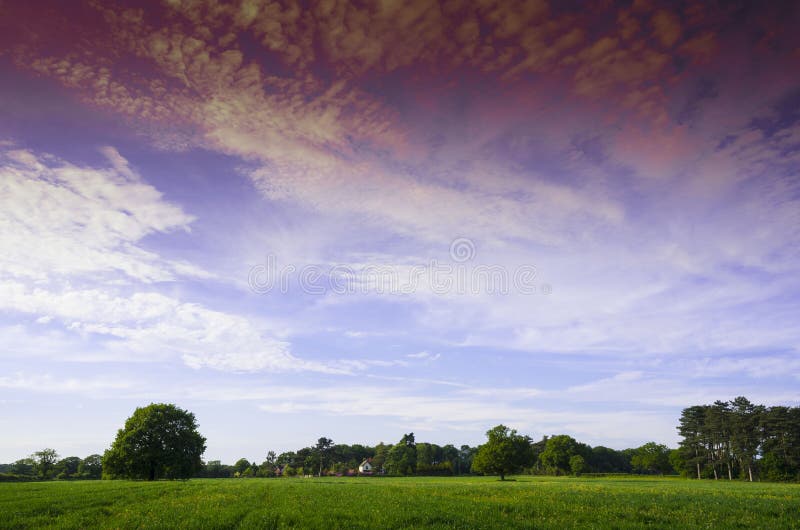 Sunset stock photo. Image of sunset, scenic, summer, scenery - 40600012