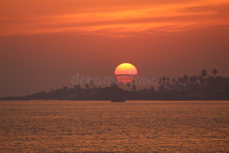 A sunset stock image. Image of sunset, beautiful, appearance - 113760935