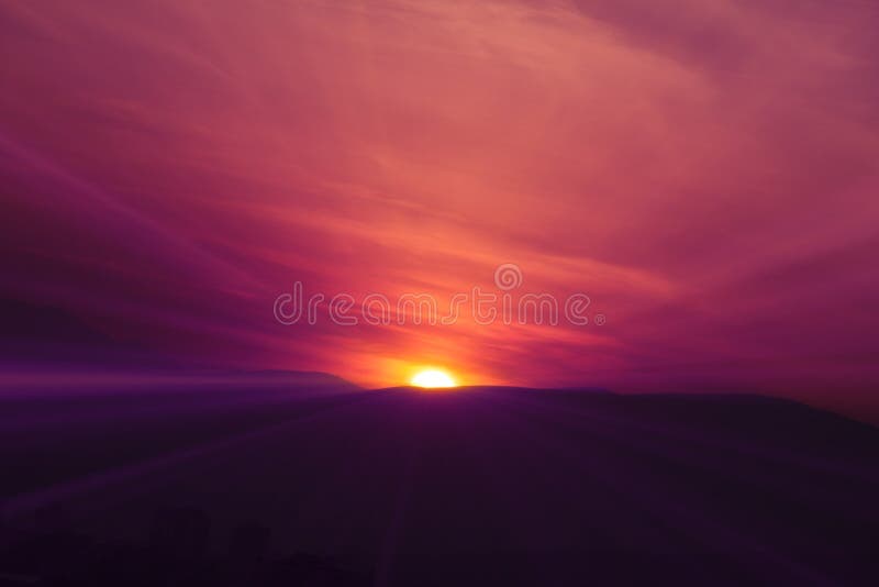 Sunset sun ray light shine stock photo. Image of atmosphere - 263352020